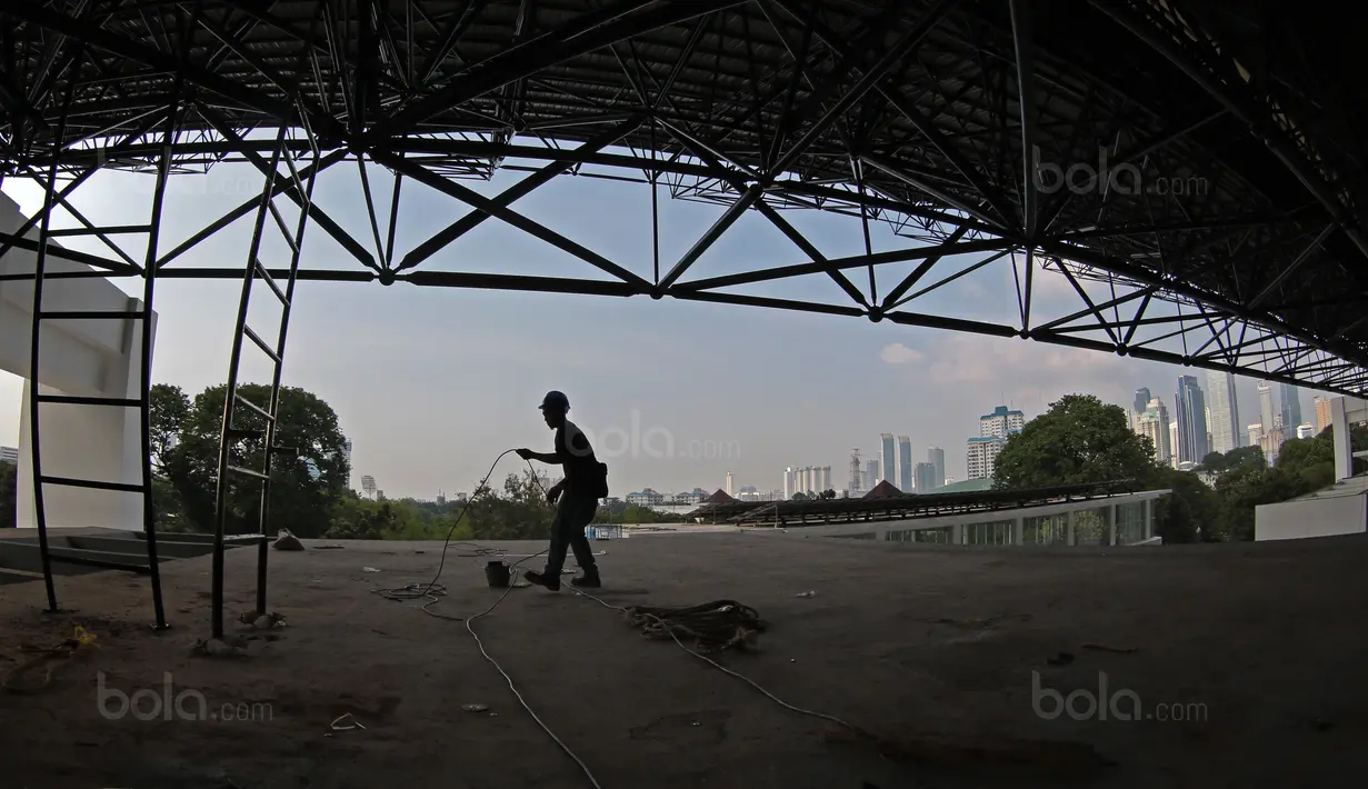 FOTO: Mengintip Indahnya Venue Aquatic Center Senayan - Asian Games ...