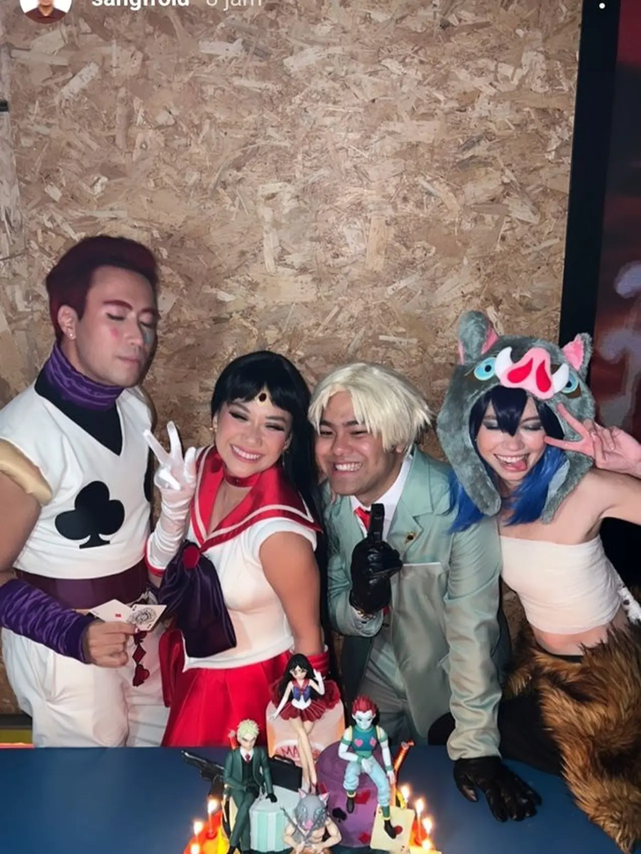 6 Potret Vidi Aldiano Cosplay Anime di Perayaan Ultah Geng Aries, Yuki ...