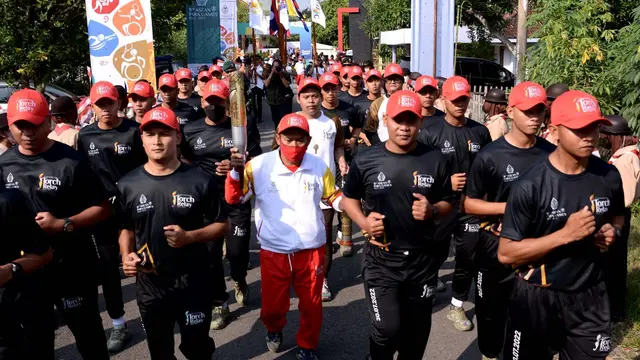 Pawai Obor ASEAN Para Games 2022 Dimulai, Api Diambil dari Mrapen - Ragam Bola.com