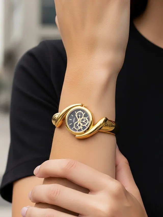 15 Model Jam Gelang Emas Cantik Paling Dicari, Desain Kekinian dan ...