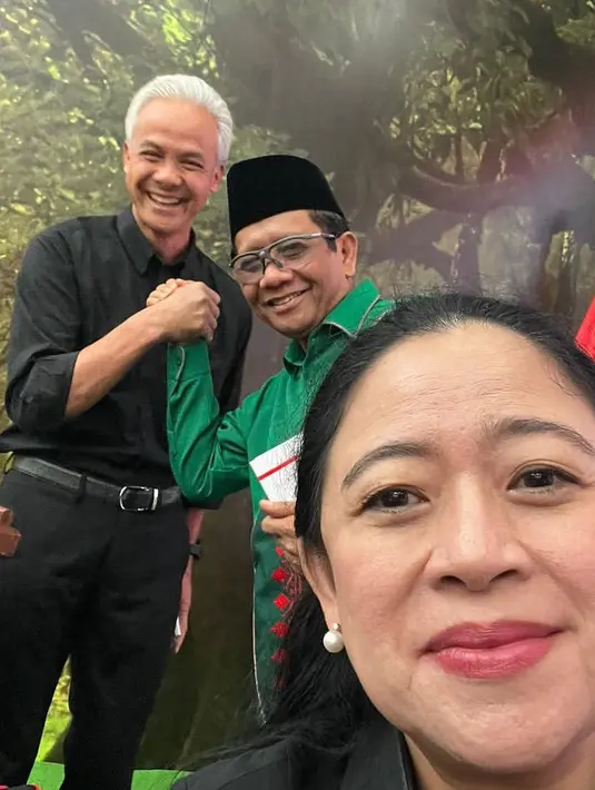6 Penampilan Ganjar Pranowo dan Mahfud MD saat Deklarasi Bakal Calon ...