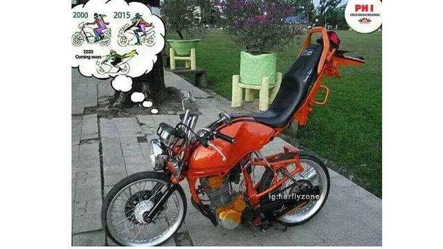 9 Potret Motor Modifikasi Paling Nyeleneh, Dijamin Ketawa Geli ...