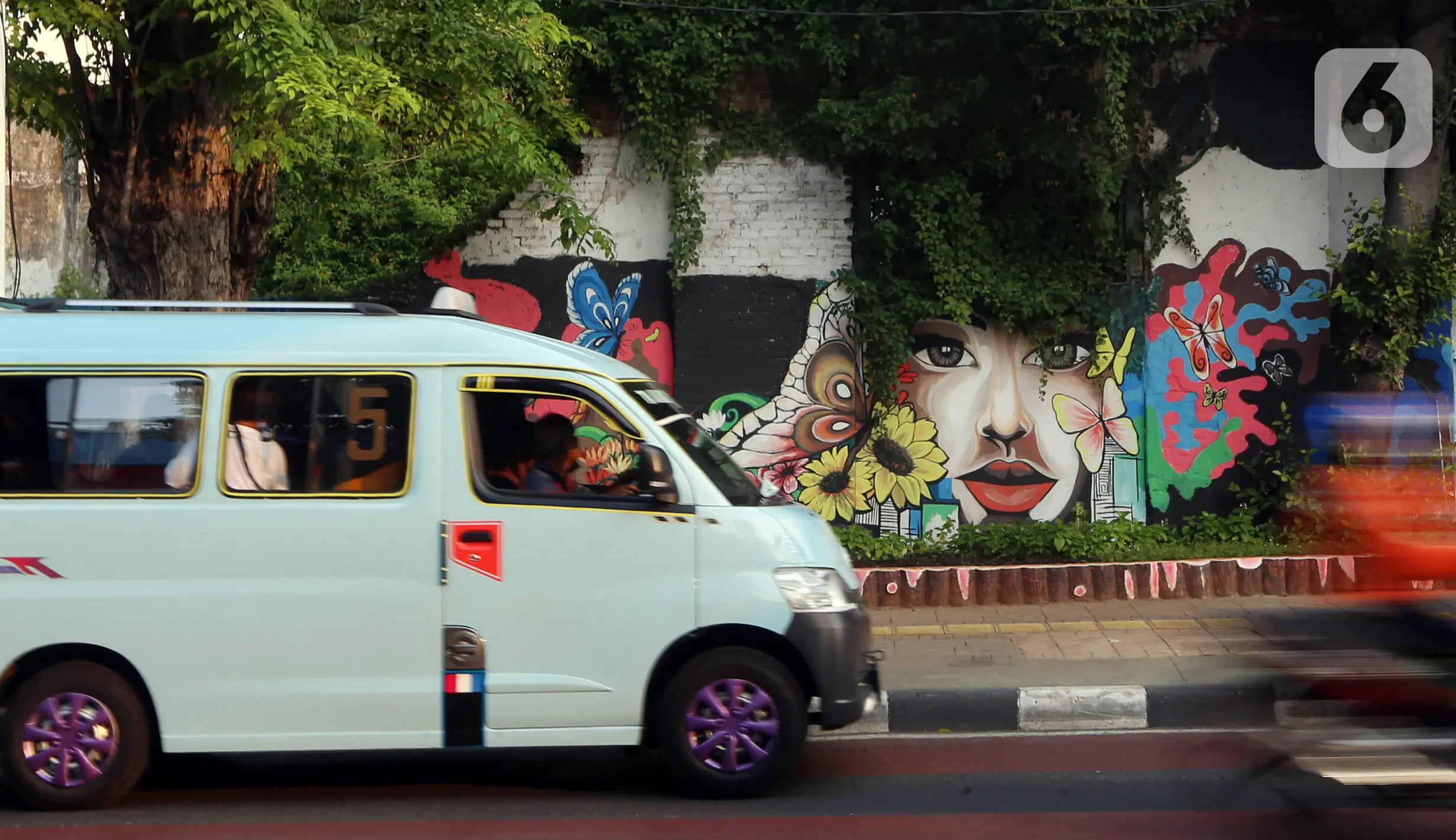 Kreativitas Seni Mural untuk Percantik Kota - Foto Liputan6.com