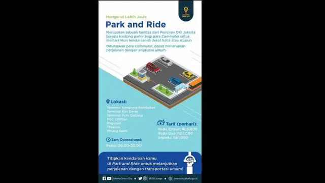 Mengenal Park and Ride di Jakarta, Apa Itu? - Otomotif Liputan6.com