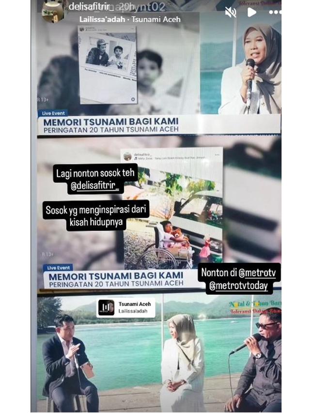 6 Potret Delisa di Acara Peringatan 20 Tahun Tsunami Aceh, Kenang ...