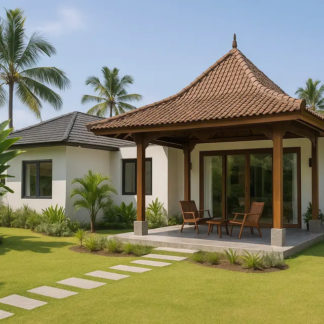 5 Model Teras Rumah Joglo Modern, Bikin Hunian Makin Cantik dengan ...