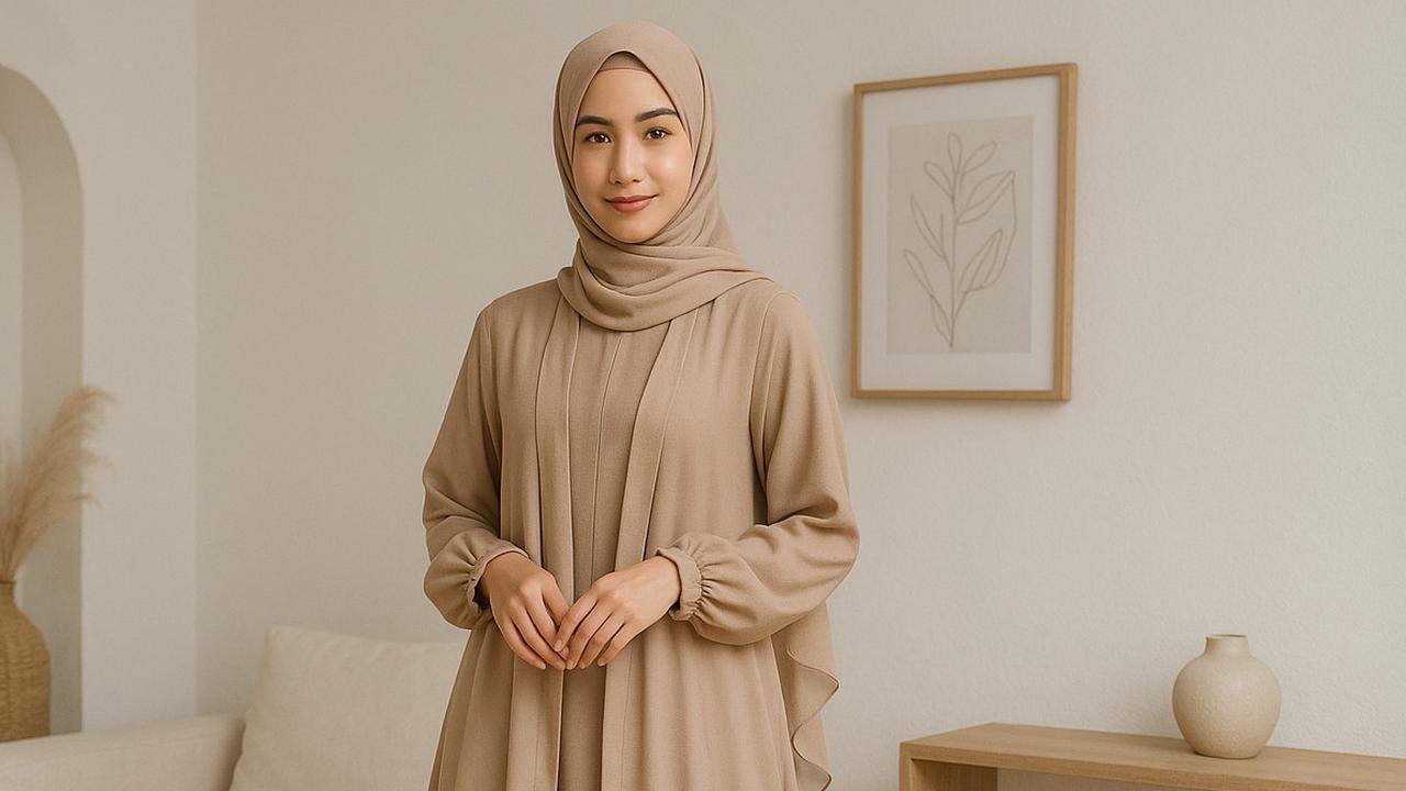 7 Model Gamis Abaya Remaja Terbaru agar Terlihat Muda dan Stylish
