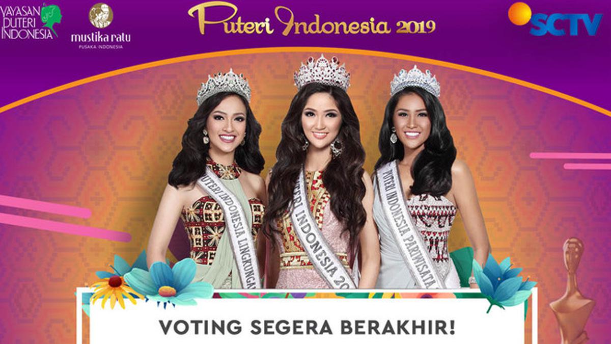 Voting Putri Indonesia 2019 Segera Ditutup, Buruan Pilih Finalis ...