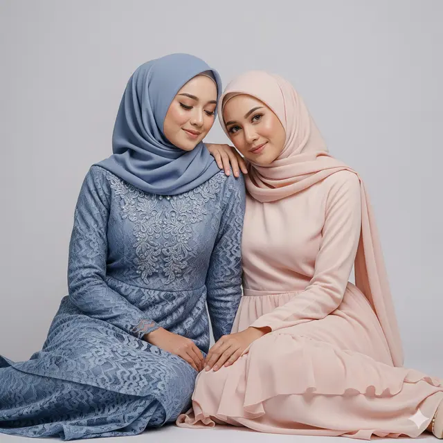 10 Model Gamis Syari Pesta Mewah Terbaru 2025, Tampil Memukau, Elegan ...