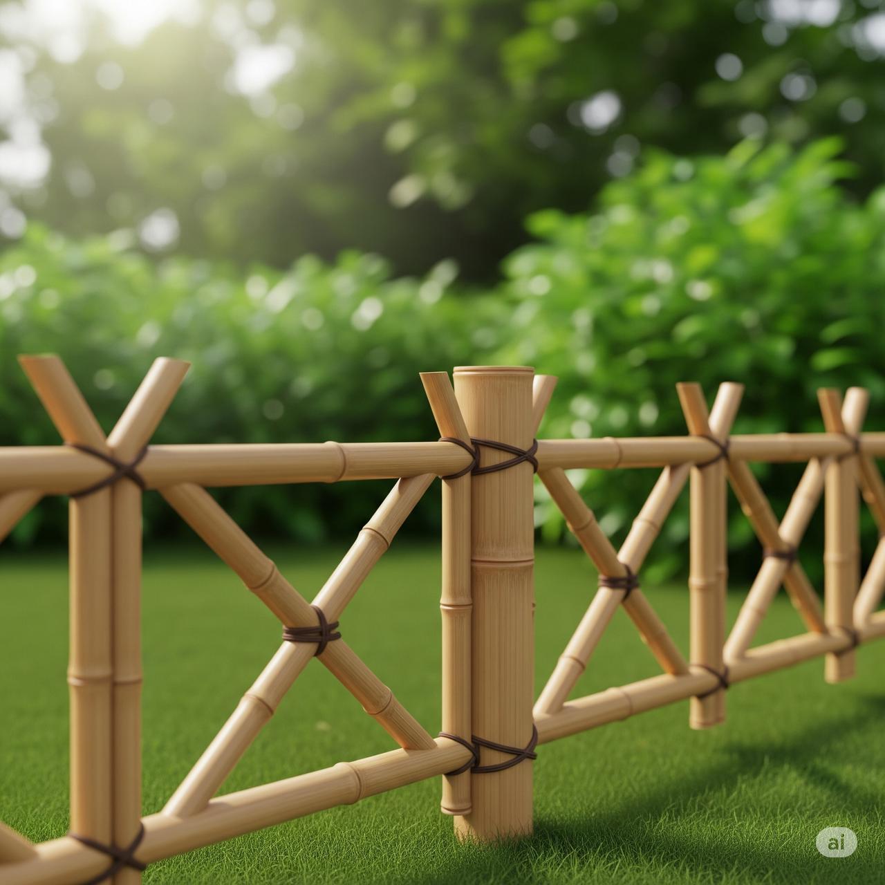7 Model Pagar Rumah Sederhana Tapi Cantik dari Bambu untuk Hunian Modern