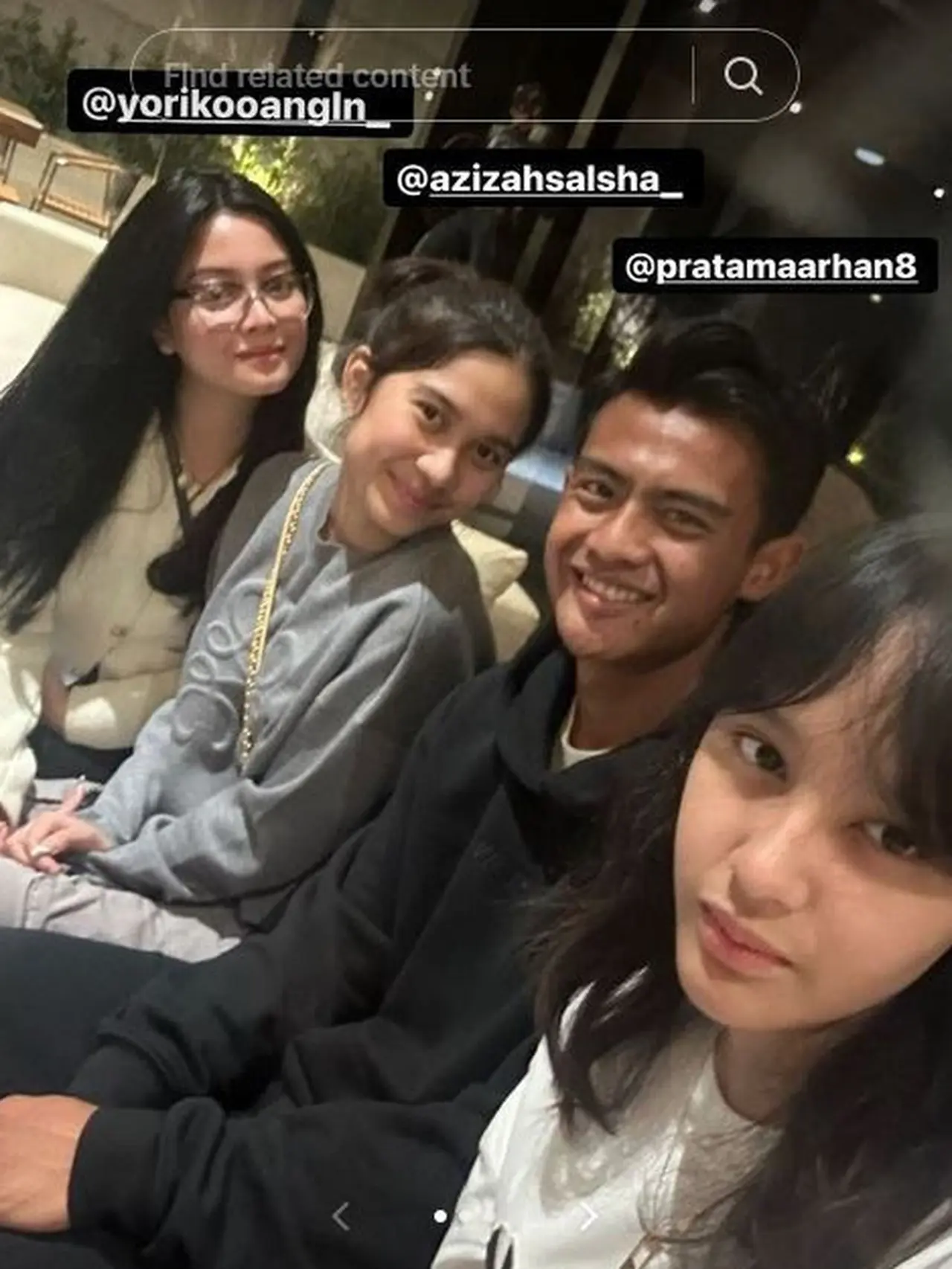 6 Potret Pratama Arhan Gabung Circle Pertemanan Azizah, Dipanggil 'Mas Jawa' - Hot Liputan6.com