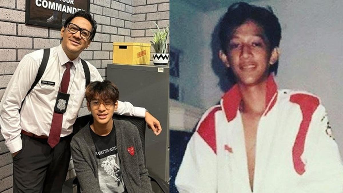 6 Potret Jadul Masa Muda Andre Taulany, Wajah Mirip Anak Keduanya - Hot ...