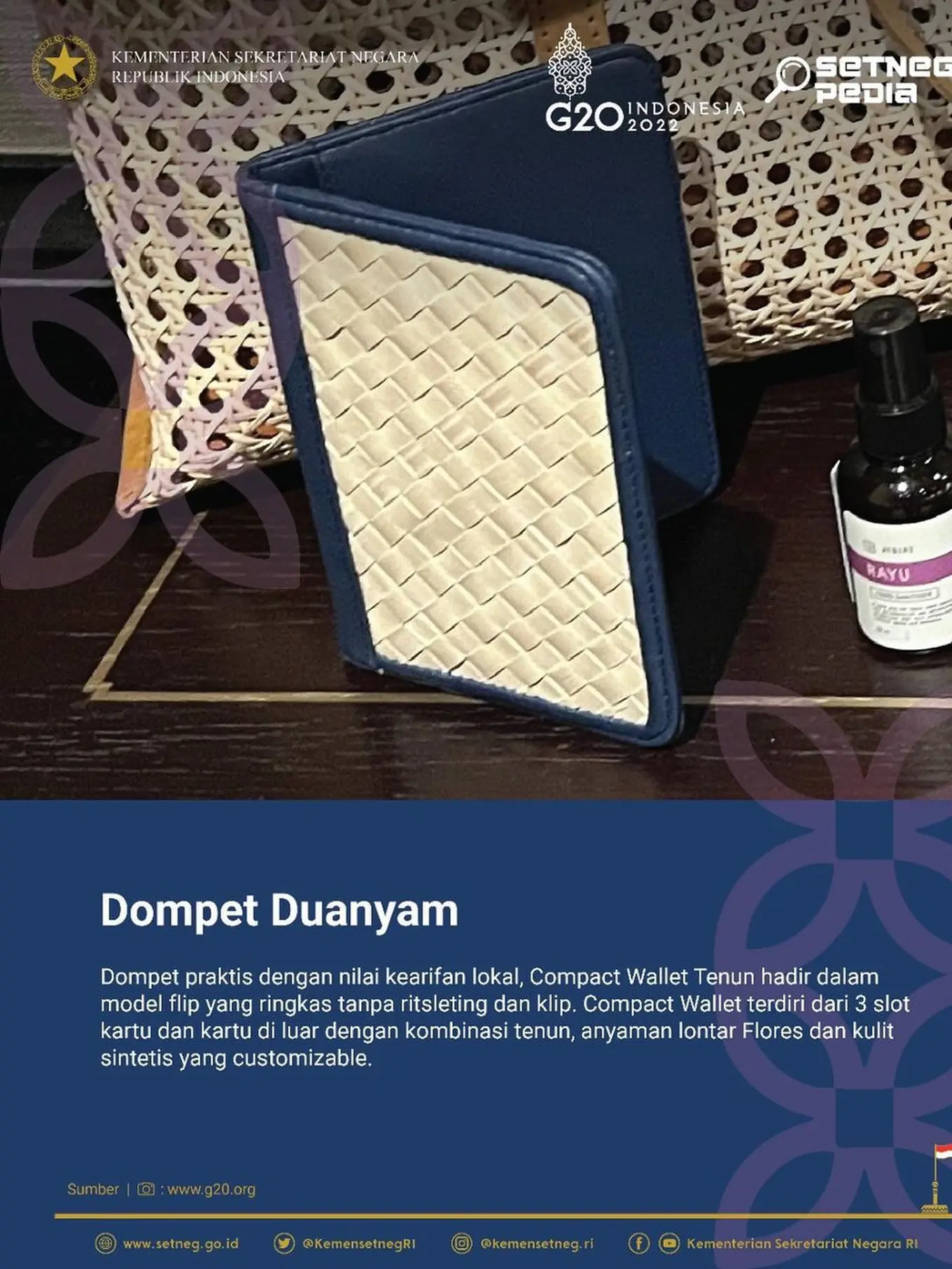 Unik dan Menarik, Ini 7 Souvenir dari Jokowi untuk Delegasi KTT G20 Indonesia - Info Fimela.com