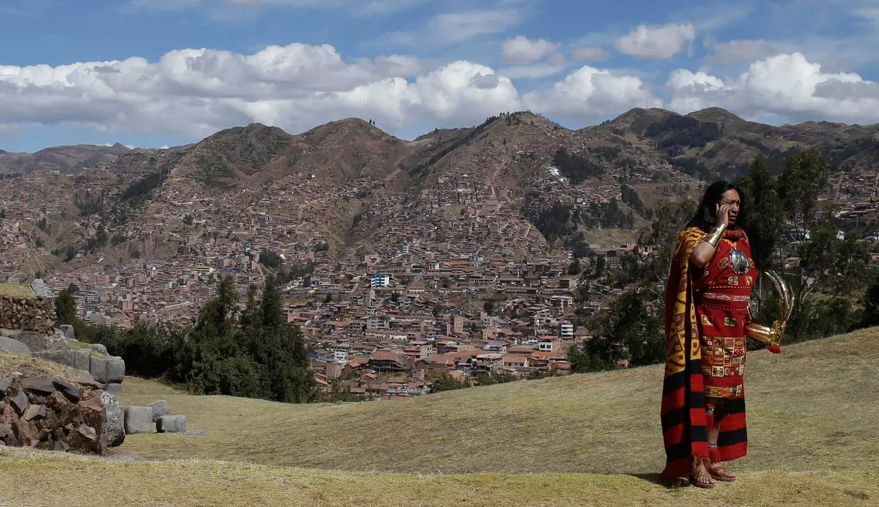 FOTO: Upacara Inti Raymi, Ritual Memuja Matahari Suku Inca di Peru ...