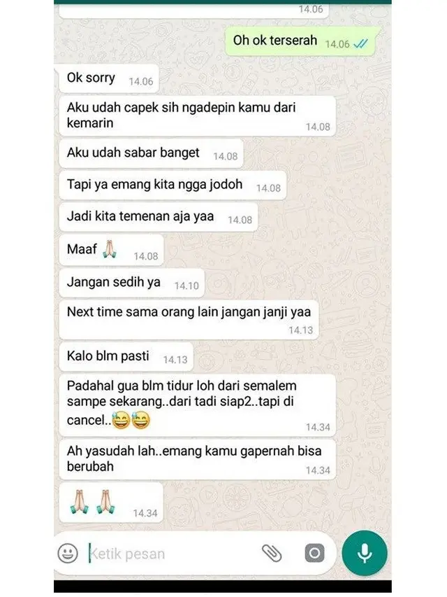 6 Chat Cewek Mutusin Cowok Ini Ujungnya Malah Bikin Kepikiran - Hot ...