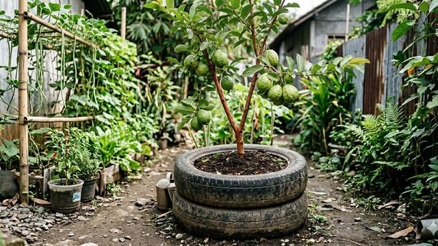 8 Jenis Pohon Buah yang Cocok Ditanam di Ban Bekas Motor untuk Lahan ...