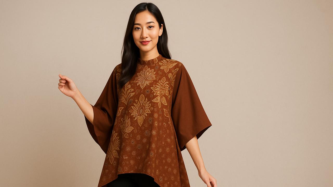 7 Model Tunik Batik Lengan Kelelawar Tren Sekarang 2025, Anggun dan Nyaman