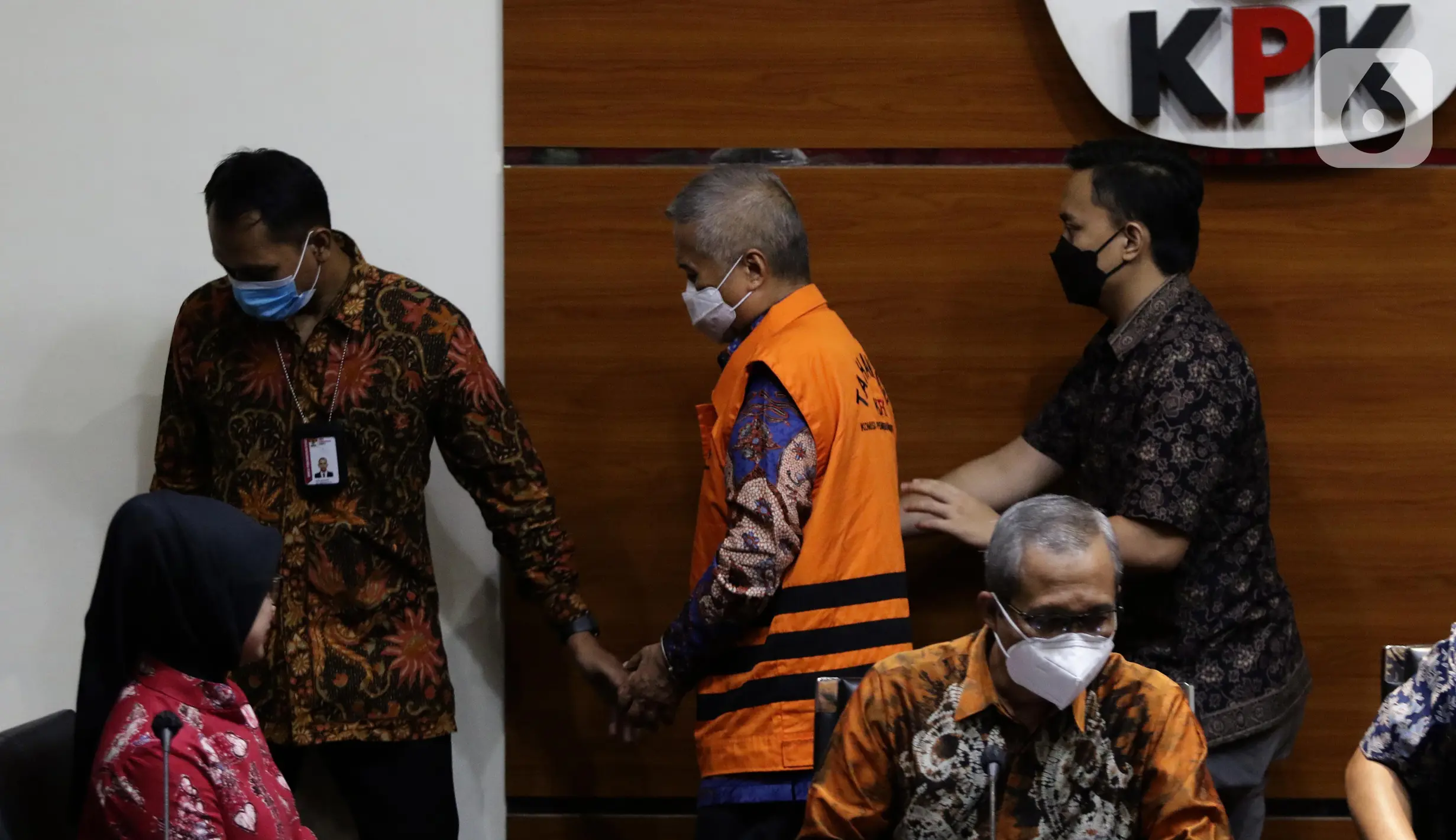 KPK Tahan Hakim Agung Sudrajad Dimyati - Foto Liputan6.com