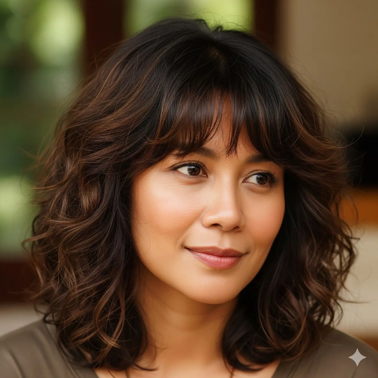 15 Model Rambut Ikal Natural untuk Ibu-Ibu Simpel, Elegan, dan Mudah ...