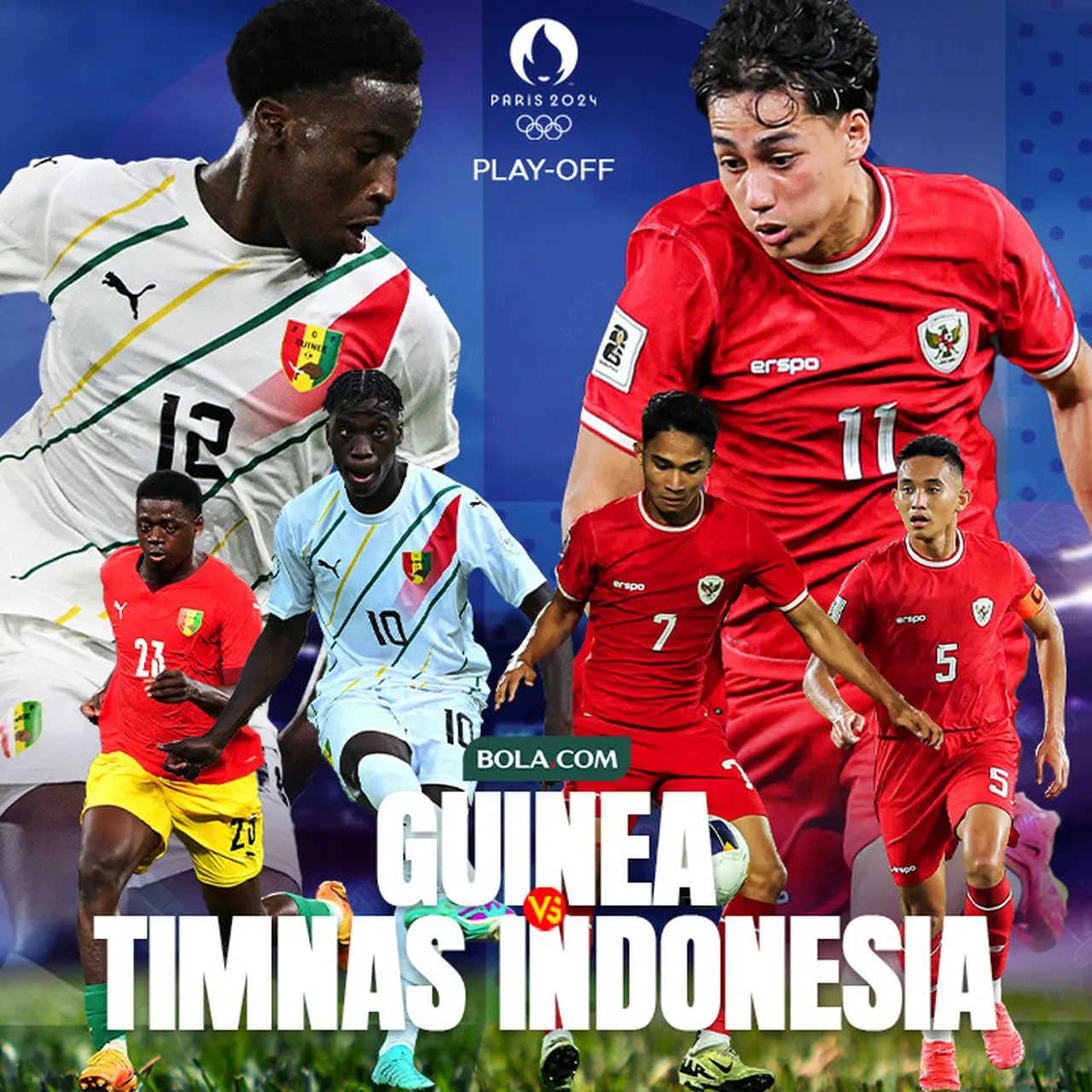 Adu Skill Guinea U-23 Vs Timnas Indonesia U-23 di Play-off Olimpiade ...