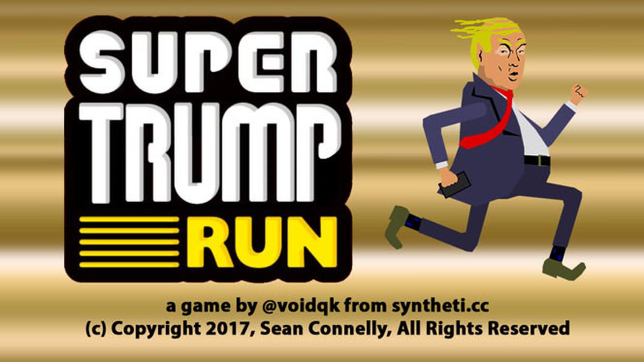 Lihat Kelincahan Donald Trump Berlari di Super Trump Run