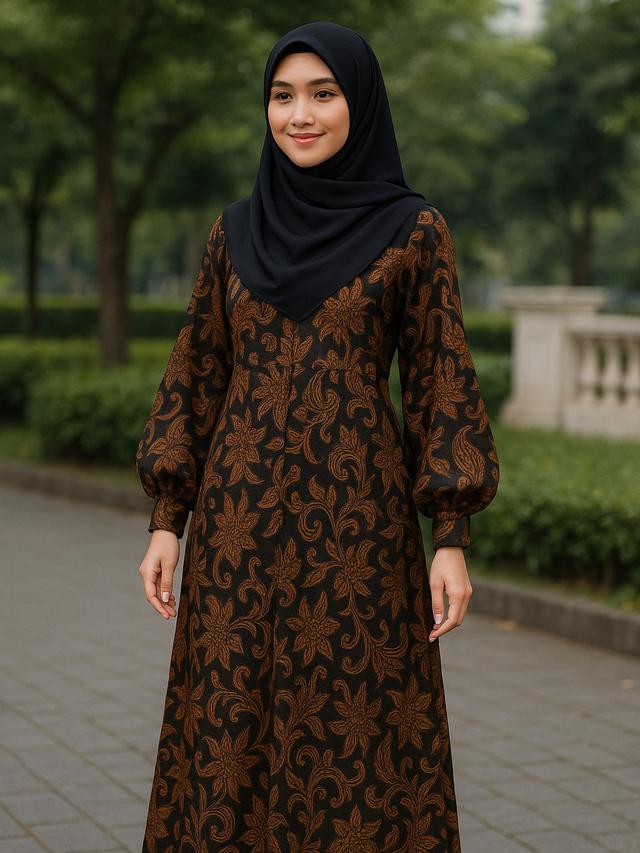 13 Model Baju Batik Lengan Bishop untuk Acara Formal 2025, Tampil Rapi ...