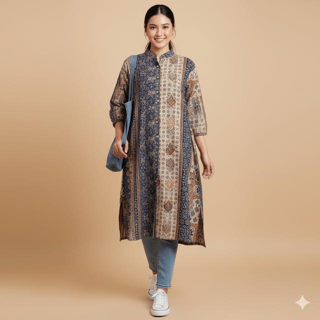 9 Model Daster Batik Modern untuk Jalan-Jalan yang Trendi, Transformasi ...