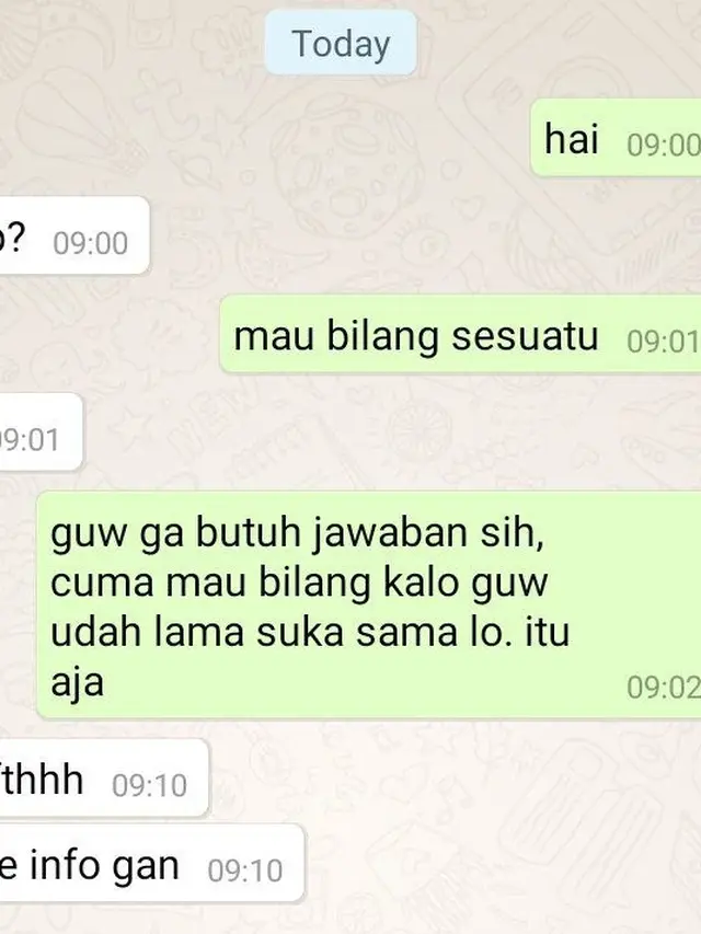 10 Chat Lucu Orang dengan Pacarnya Bikin Gagal Romantis - Hot Liputan6.com