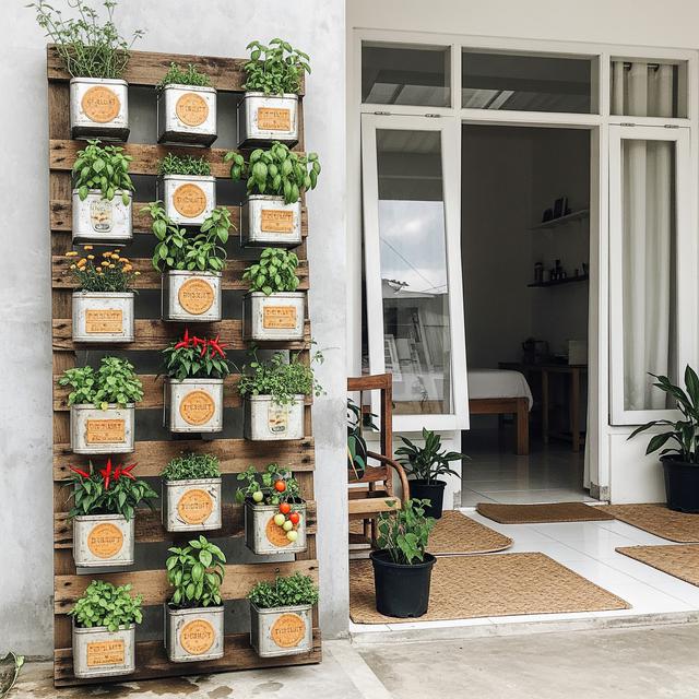 9 Desain Kebun Sayur Pakai Kaleng Biskuit Bekas, Solusi Kreatif Lahan ...
