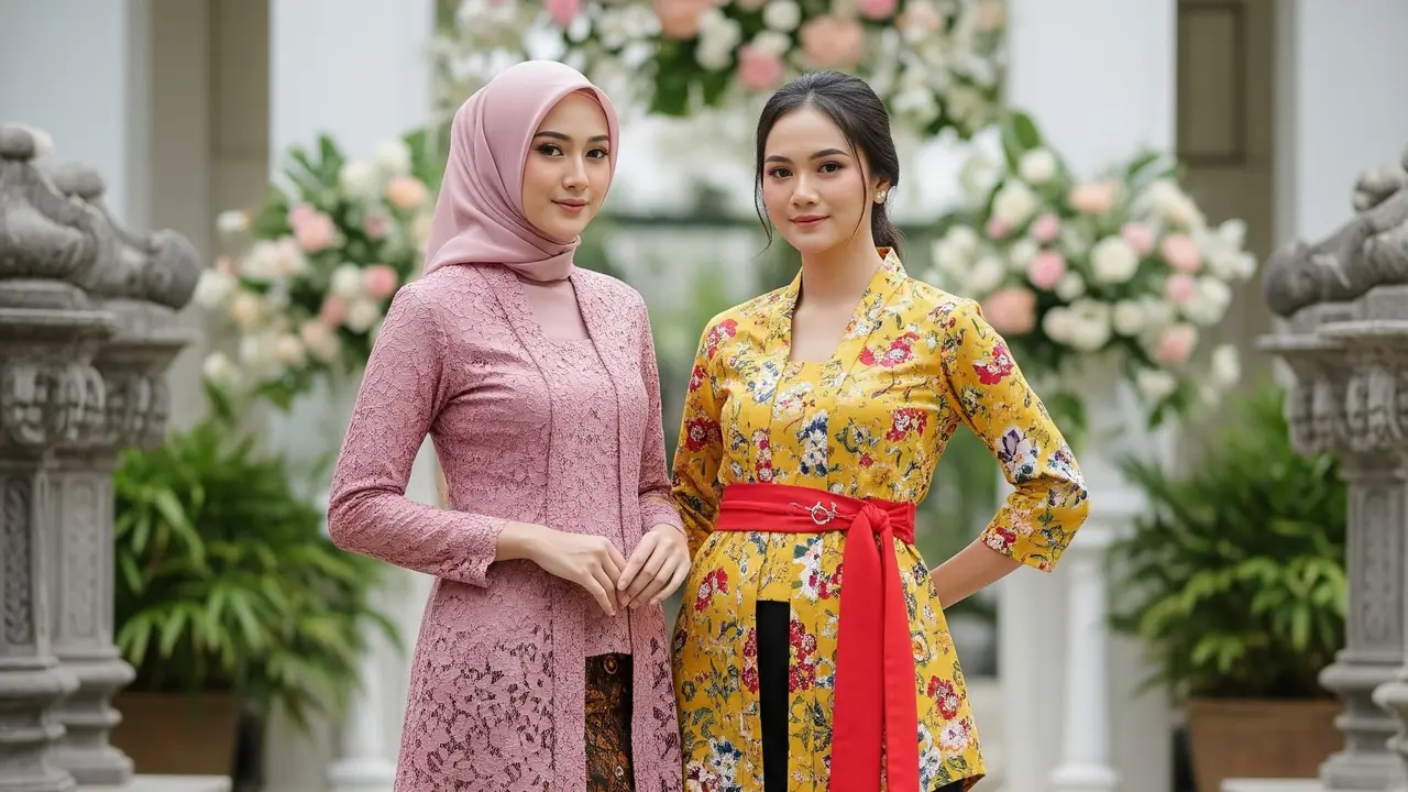 10 Model Kebaya Brokat untuk Pesta Terbaru 2025, Kekinian, Stylish ...