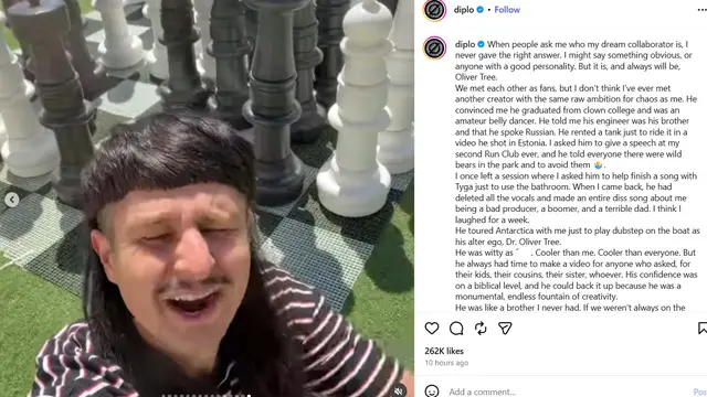 Oliver Tree Meninggal Dunia dalam Tabrakan 2 Helikopter, Diplo hingga ...