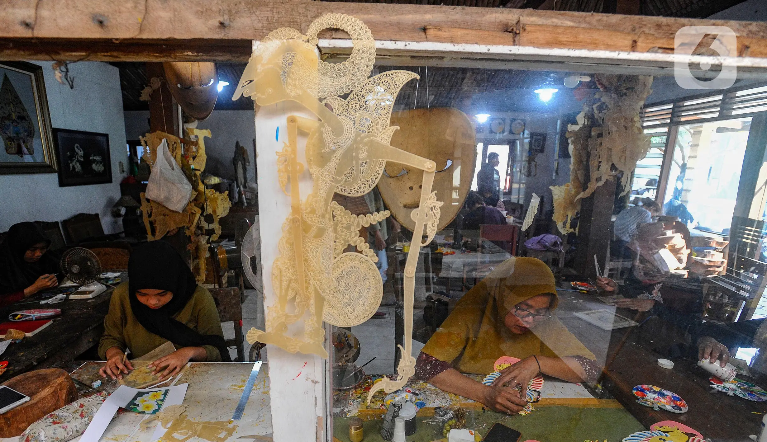 Alih Generasi Pembuat Wayang Kulit di Kota Bantul - Foto Liputan6.com