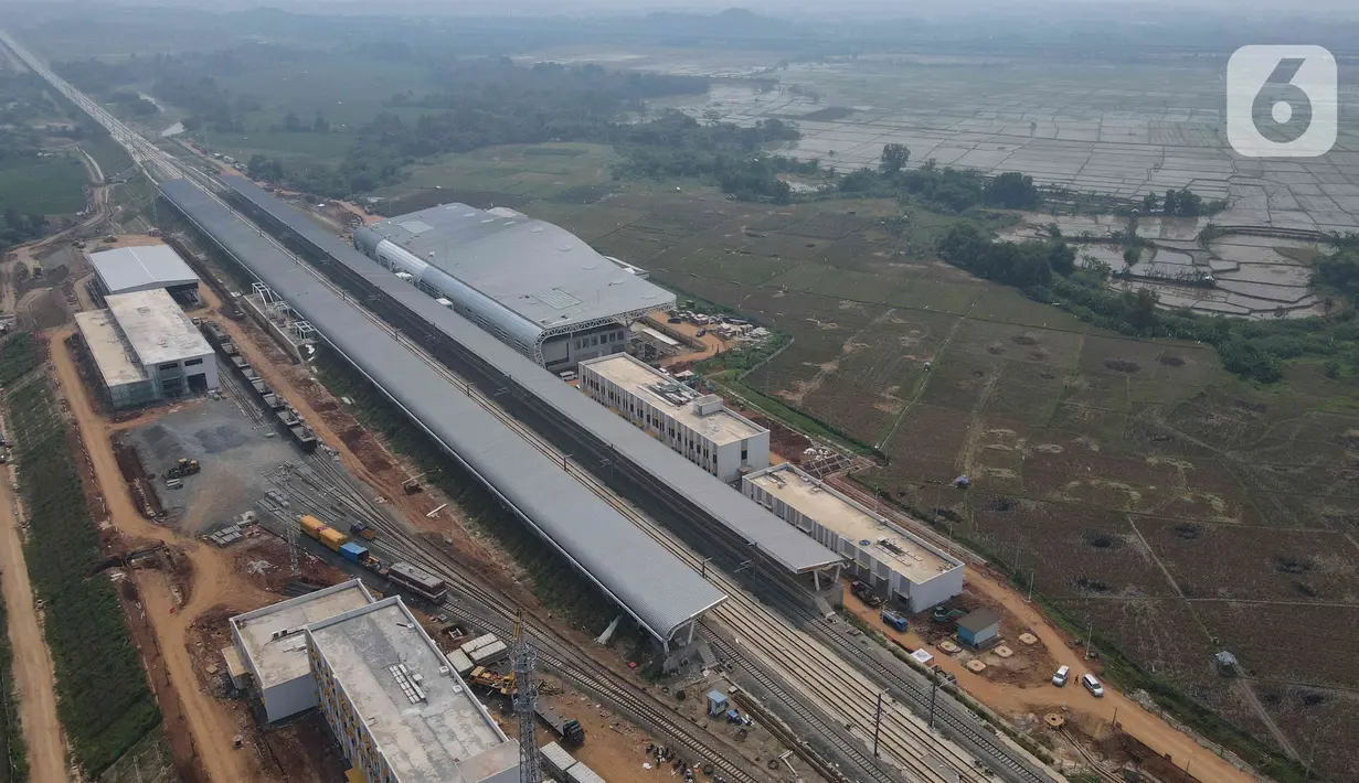 Melihat Progres Pembangunan Stasiun KCJB di Karawang dan Tegalluar ...