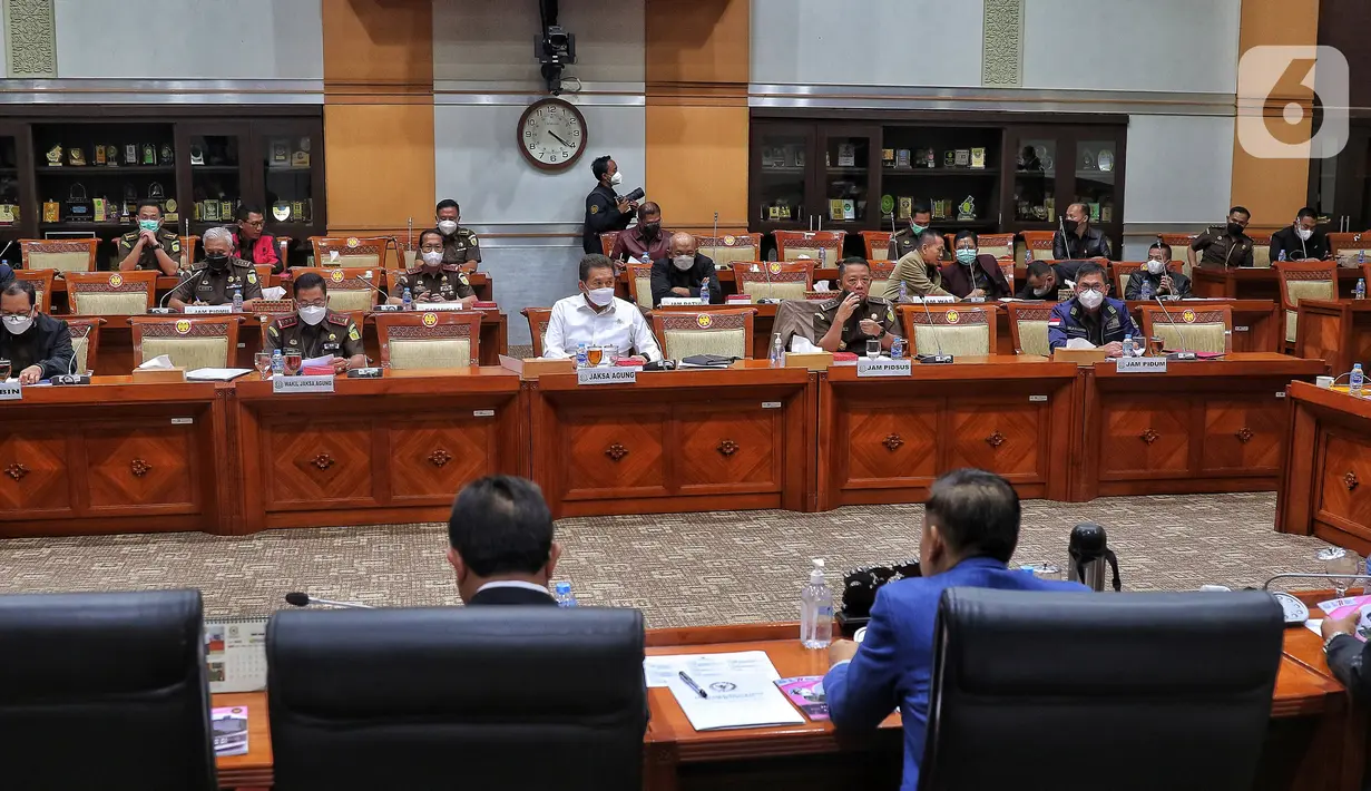 Jaksa Agung Bersama DPR Bahas Kasus Korupsi 78 T dan Korupsi Waskita Beton Precast - Foto ...