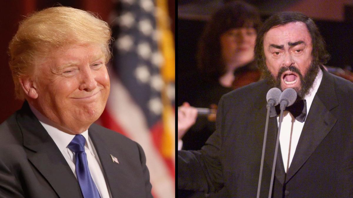 Sebut Penyanyi Opera Pavarotti Sahabatnya, Trump Diejek - Global ...