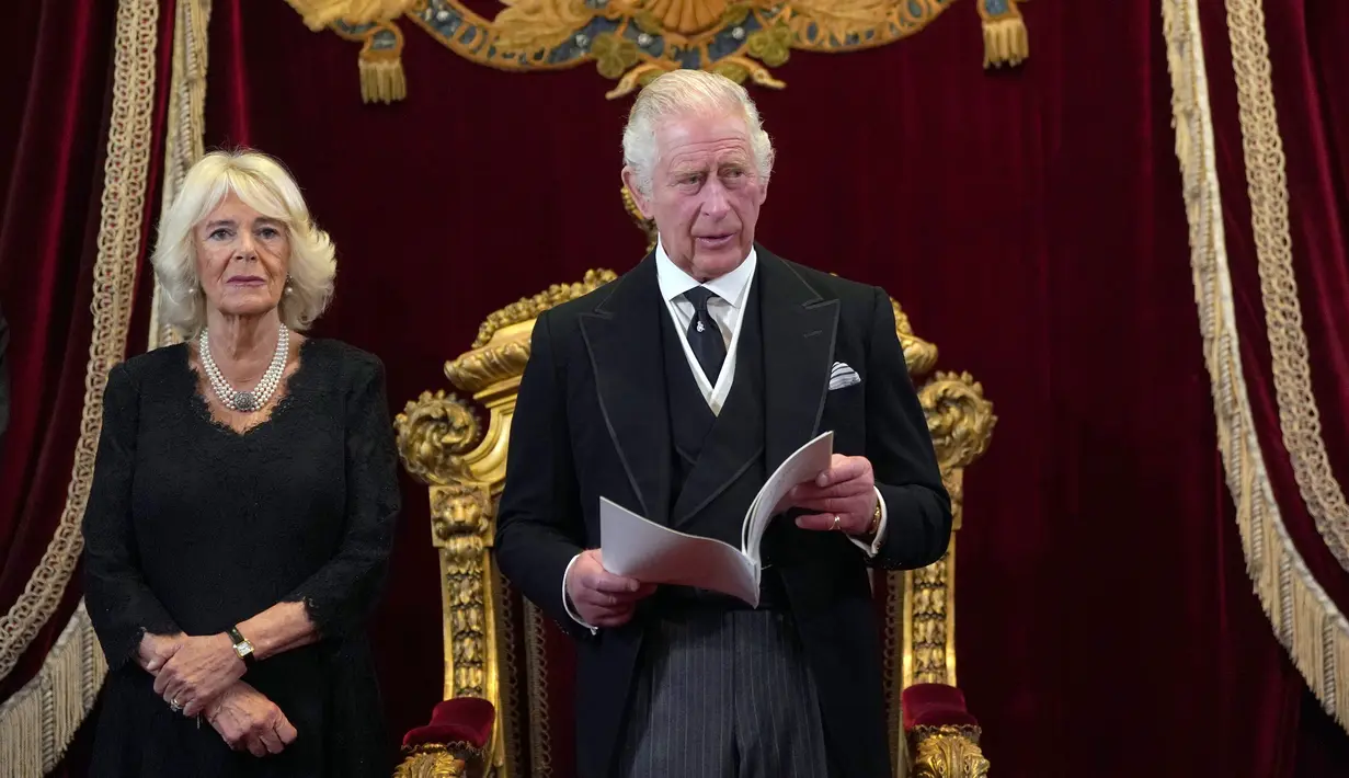 Raja Charles III Resmi Jadi Penguasa Britania Raya - Foto Liputan6.com