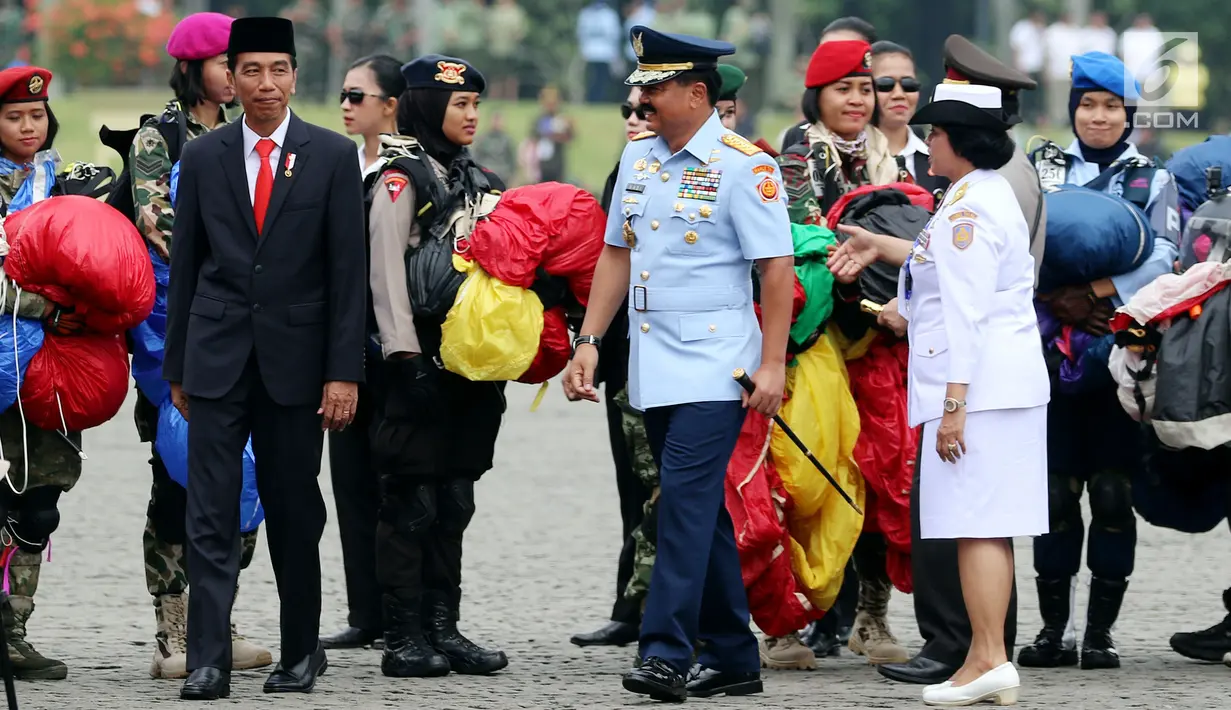 FOTO: Presiden Jokowi Pimpin Apel Peringatan Hari Kartini - Foto ...