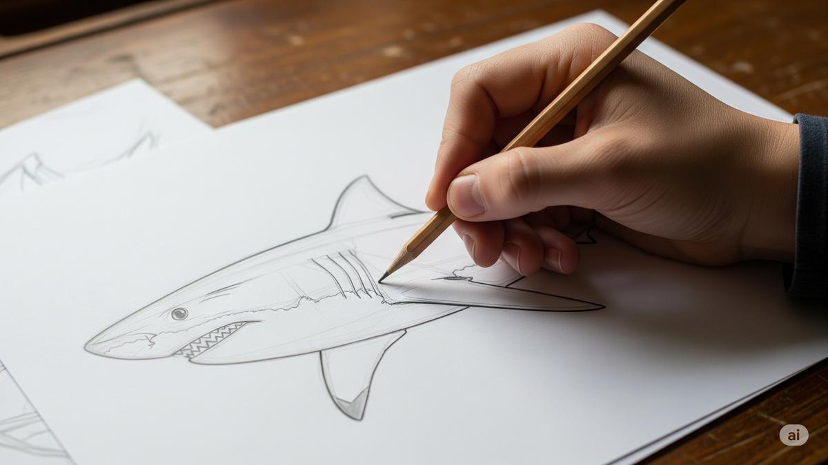 How to Draw a Shark: A Step by Step Guide for Beginners