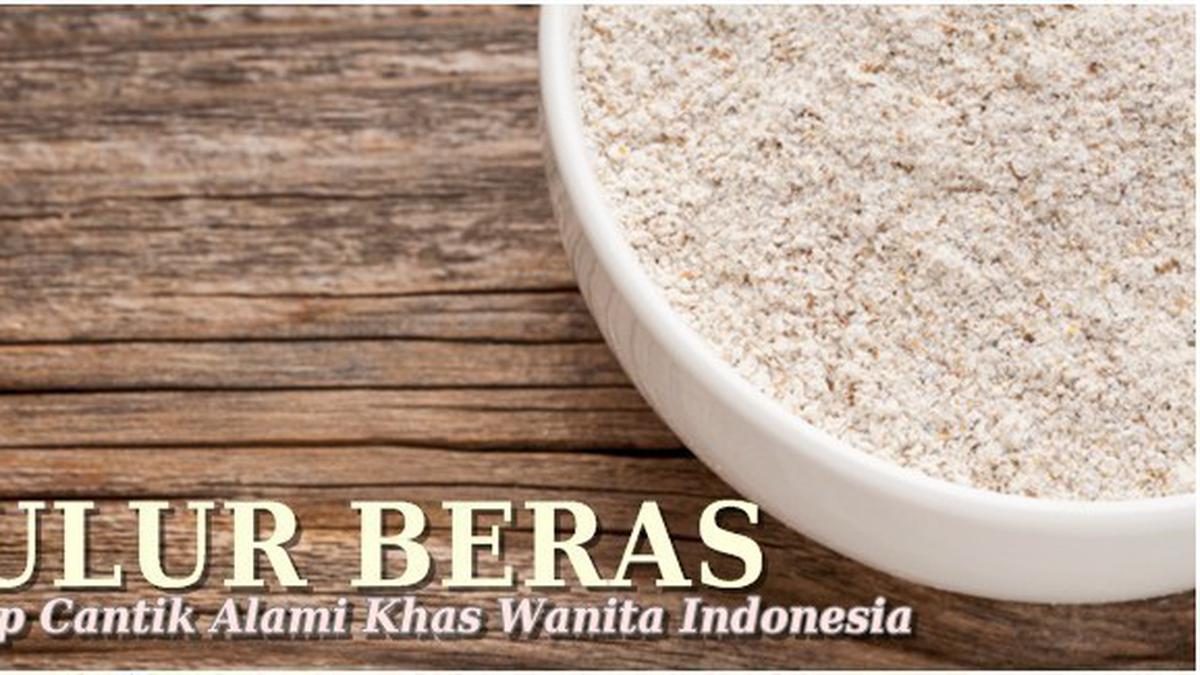 Scrub Alami Dari Beras Jepang