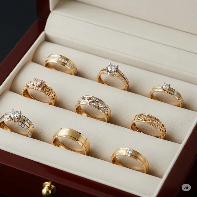 7 Rekomendasi Cincin Emas Elegan untuk Mahar Pernikahan & Cincin Kawin ...