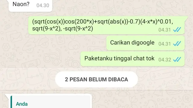 6 Chat Nyatakan Cinta Pakai Rumus Matematika Ini Ujungnya Bikin ...