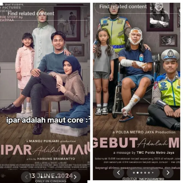 7 Editan Poster Film 'Ipar Adalah Maut' Berbagai Versi, Netizen: Relate Banget - Hot Liputan6.com