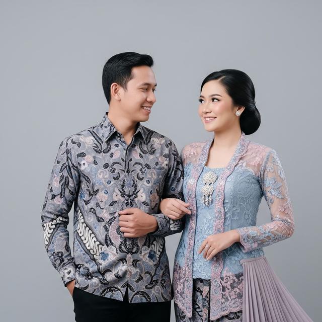 7 Inspirasi Kebaya Couple Modern untuk Lamaran dan Prewedding, Siap ...