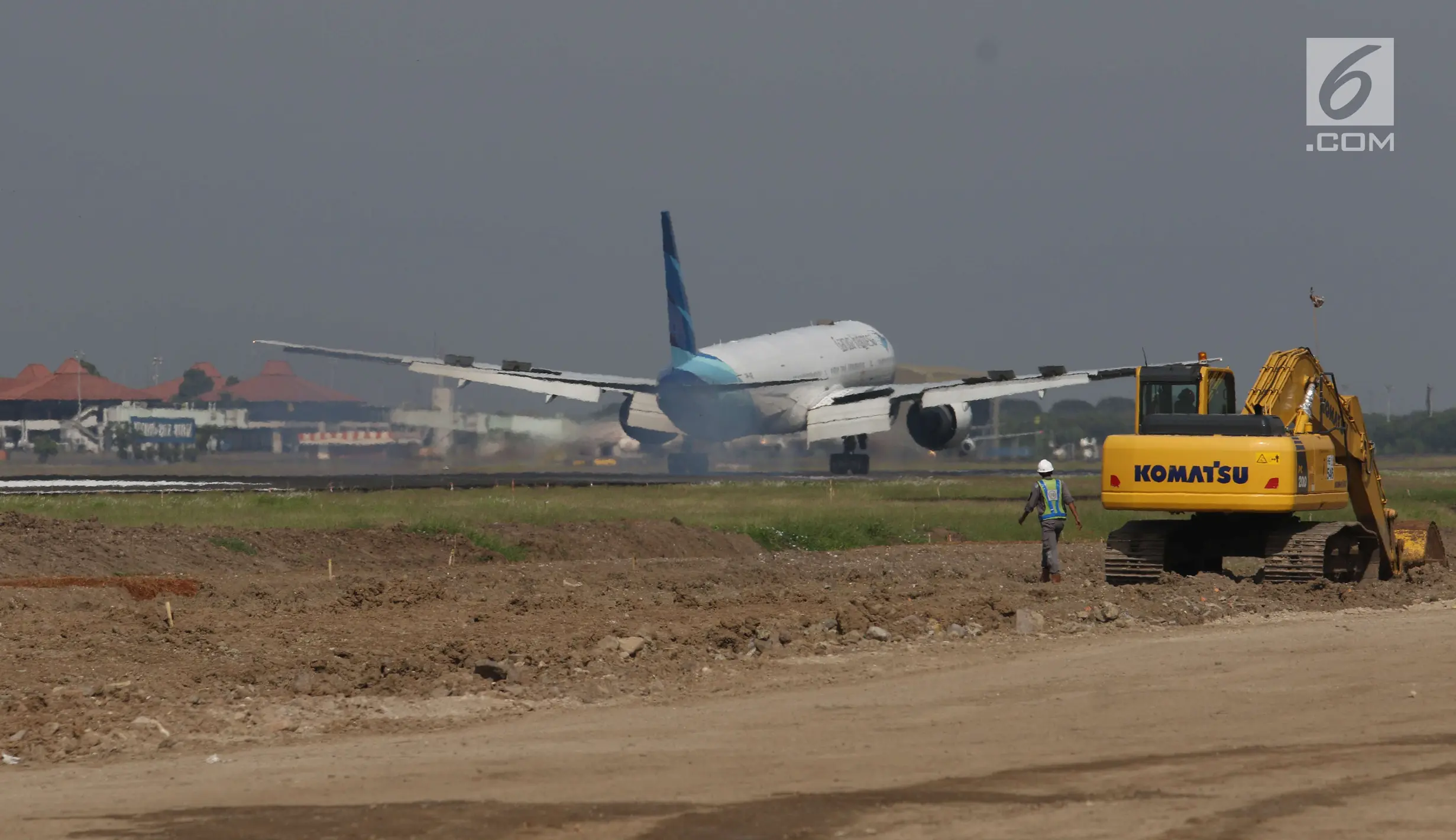 FOTO: Memantau Proyek Perluasan Bandara Soekarno-Hatta - Foto Liputan6.com