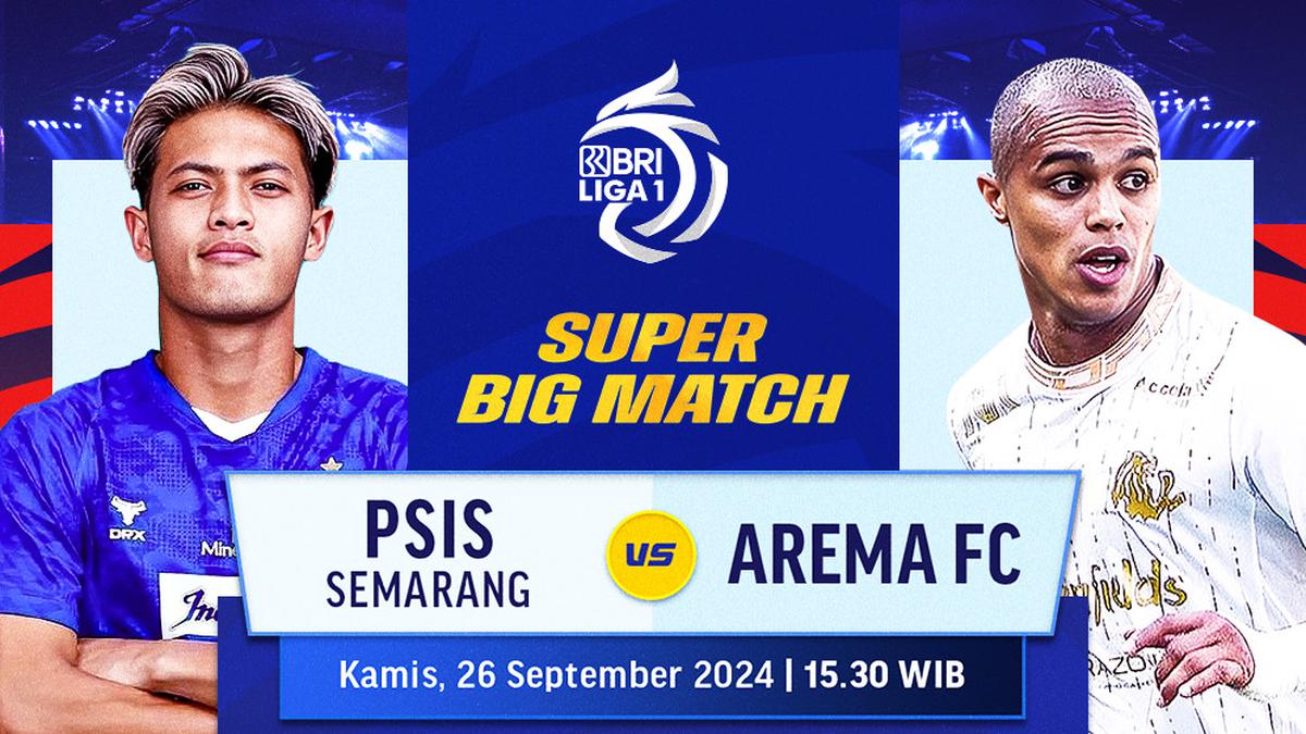 Live Streaming Pertandingan BRI Liga 1: PSIS Semarang vs Arema FC di Vidio Tengah Pekan Ini ...