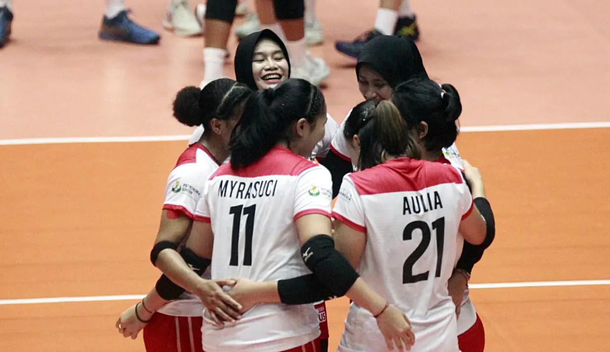Foto: Timnas Bola Voli Putri Indonesia Juara Grup A AVC Challenge Cup 2023 Setelah Kalahkan ...