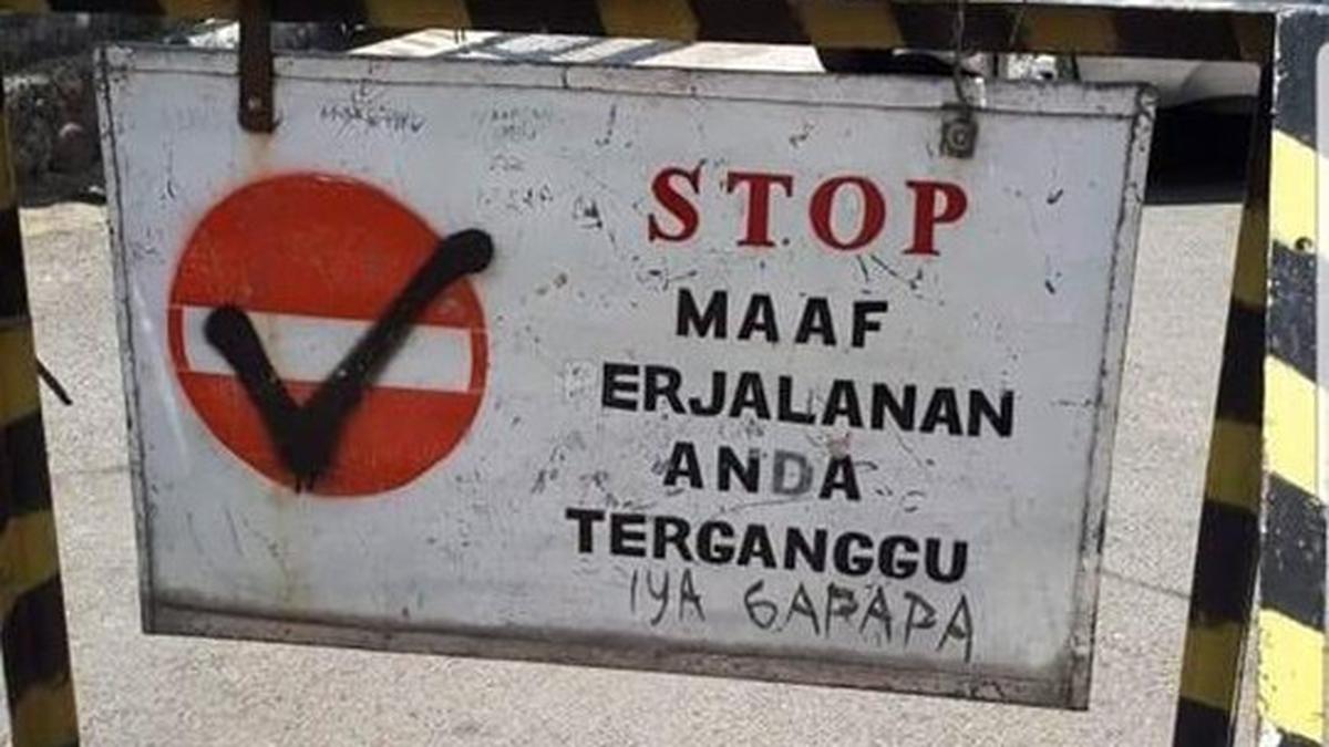 Top 3: Kalimat Larangan Kocak yang Nyindir Warganet - Citizen6 Liputan6.com