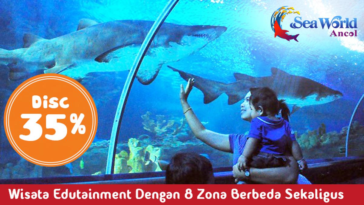 Kini Rekreasi Sambil Belajar di Seaworld Lebih Hemat
