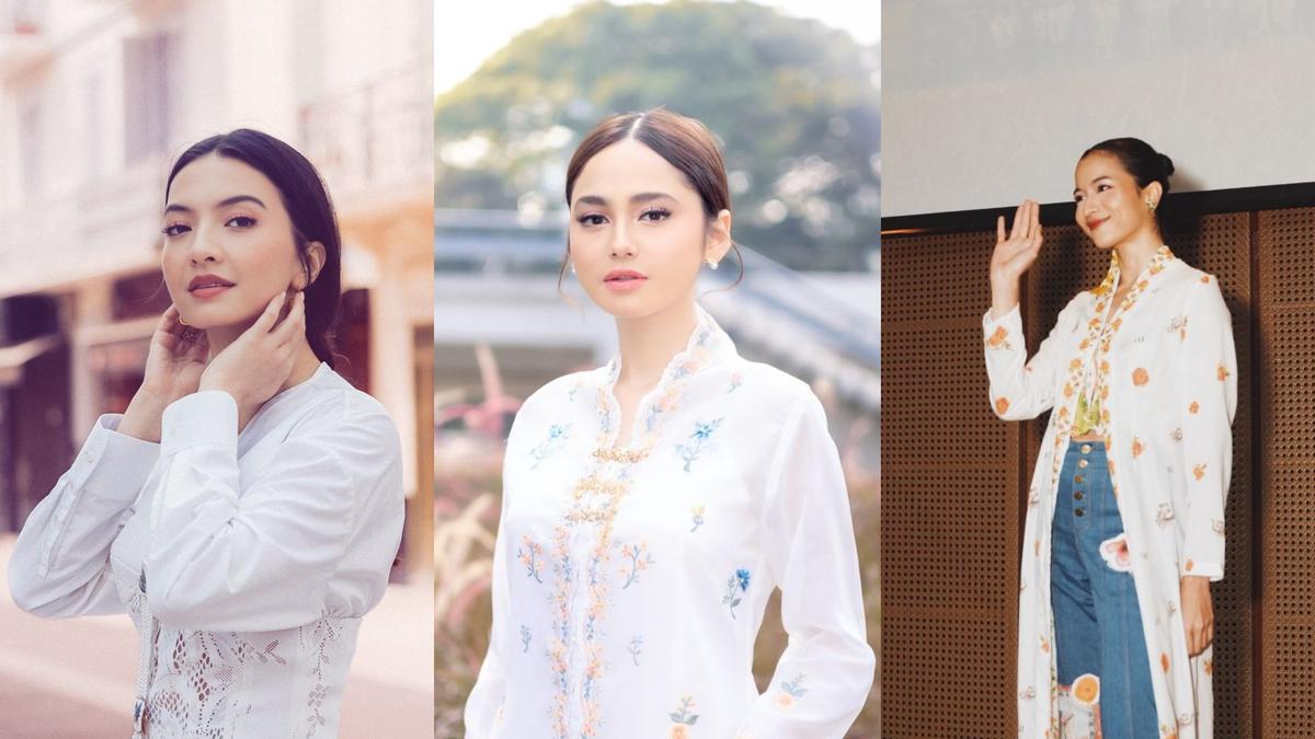 Inspirasi Mix and Match Kebaya Putih yang Stylish dari Raline Shah ...