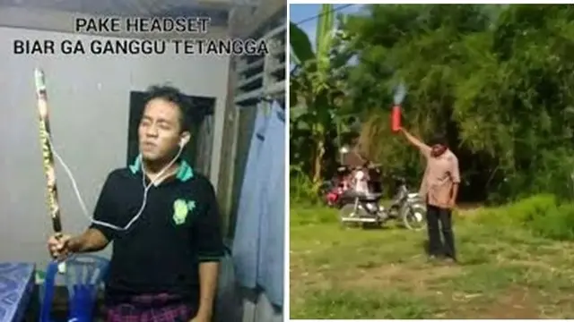 6 Aksi Orang Main Petasan Ini Bikin Tepuk Jidat - Hot Liputan6.com